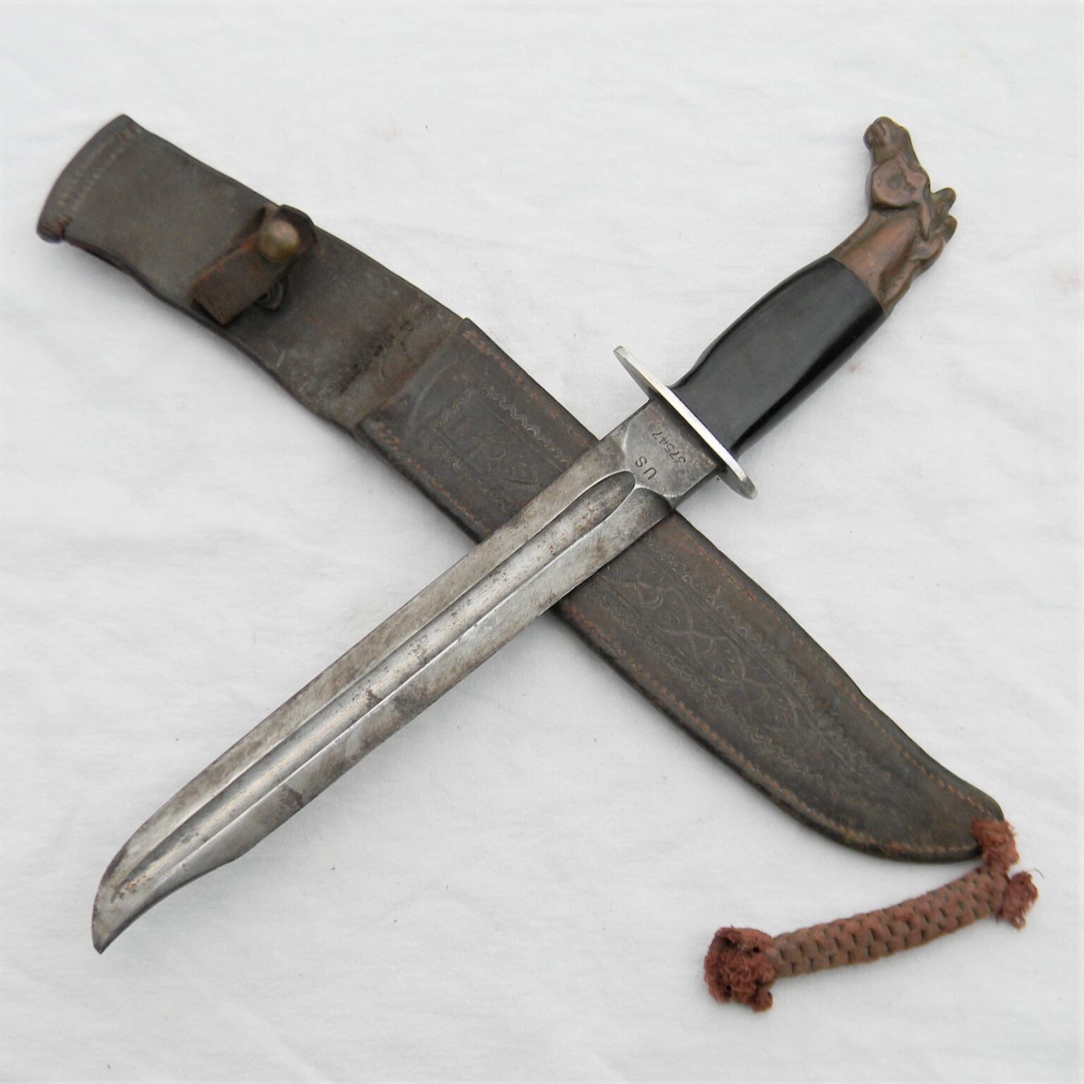 WW2 M1913 Patton Sword fighting knife San Antonio Iron Works