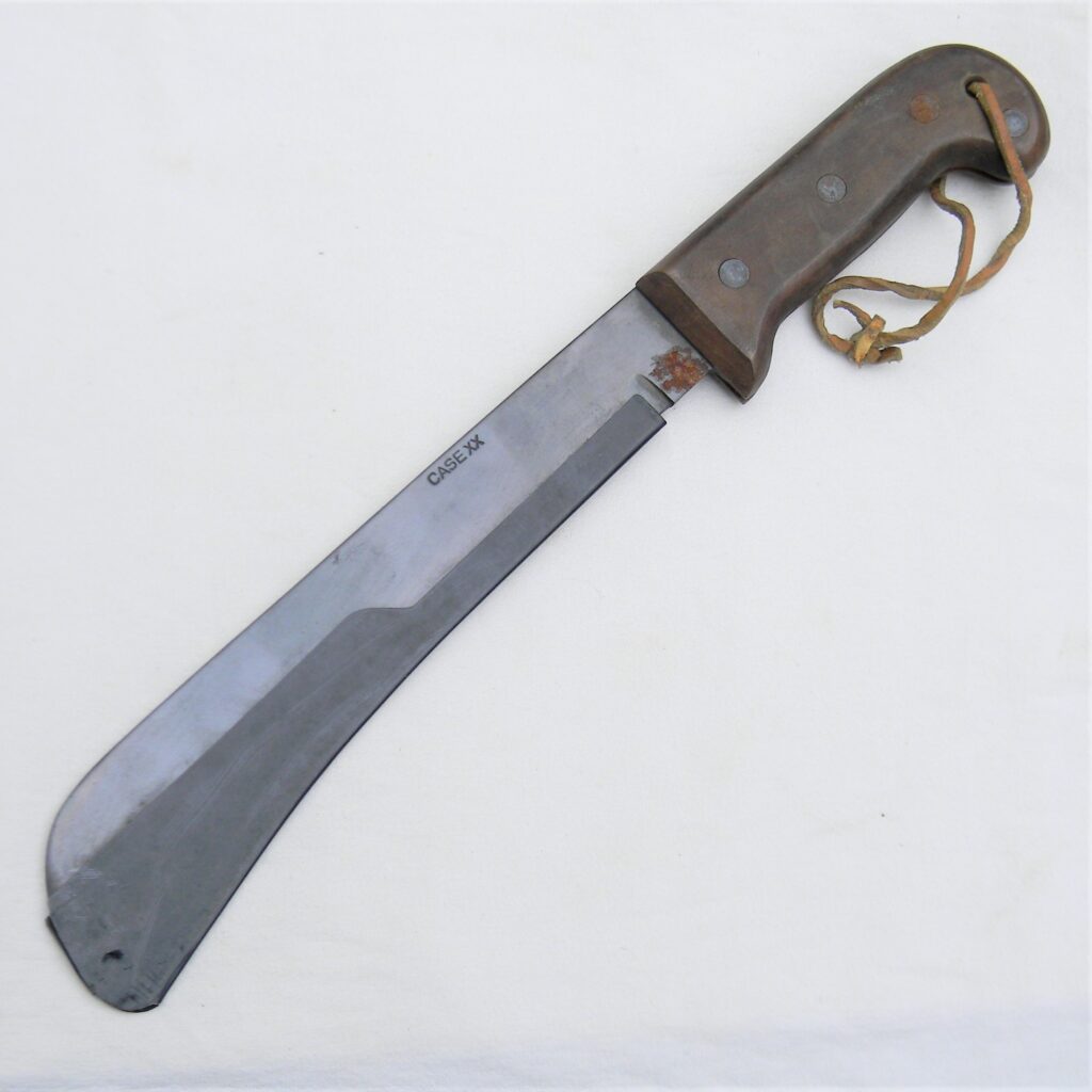 WW2 Case XX USAF Survival Machete, scarce non-folding type