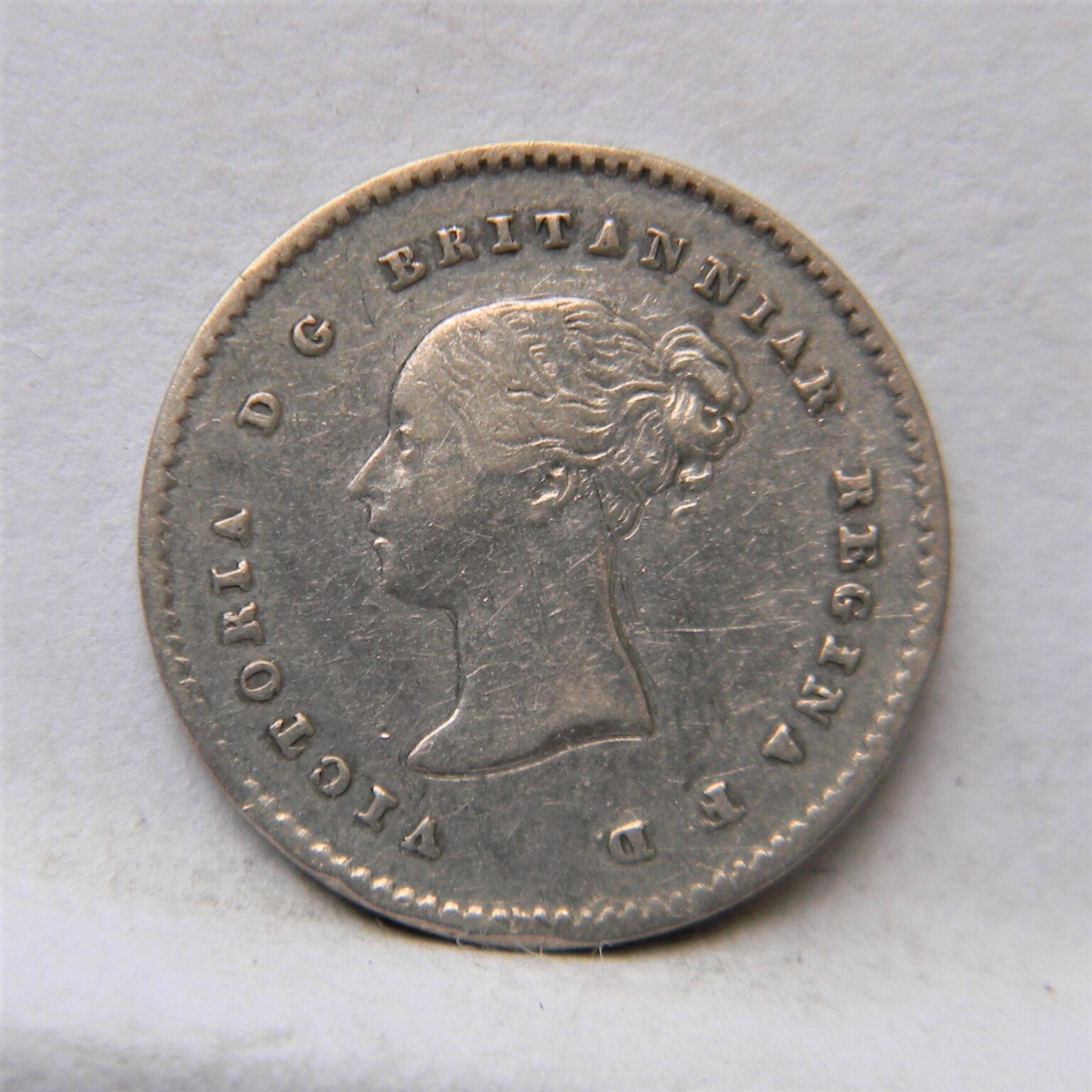 Great Britain 1862 silver 2 Pence Maundy money, only 4,752 minted; XF