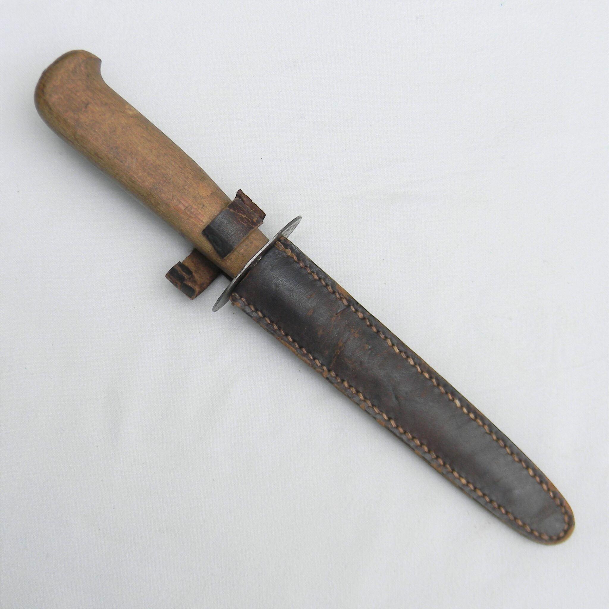 WW1 France Coutrot fighting dagger trench knife, original scabbard, rare