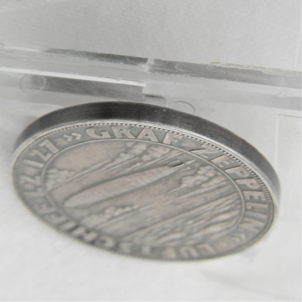 Germany 1928 Graf Zeppelin silver medal airship launch commemorative
