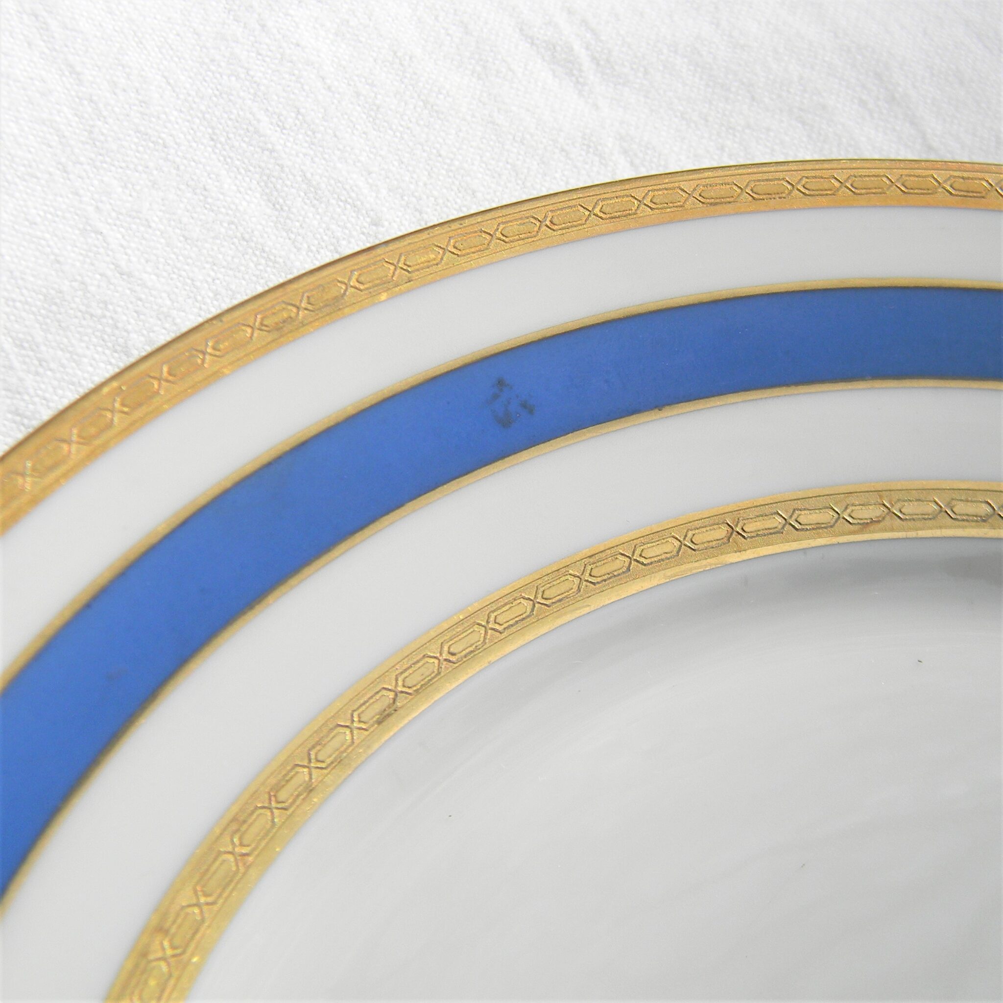 Airship Graf Zeppelin 1928 porcelain plate Heinrich & Co "large logo" type