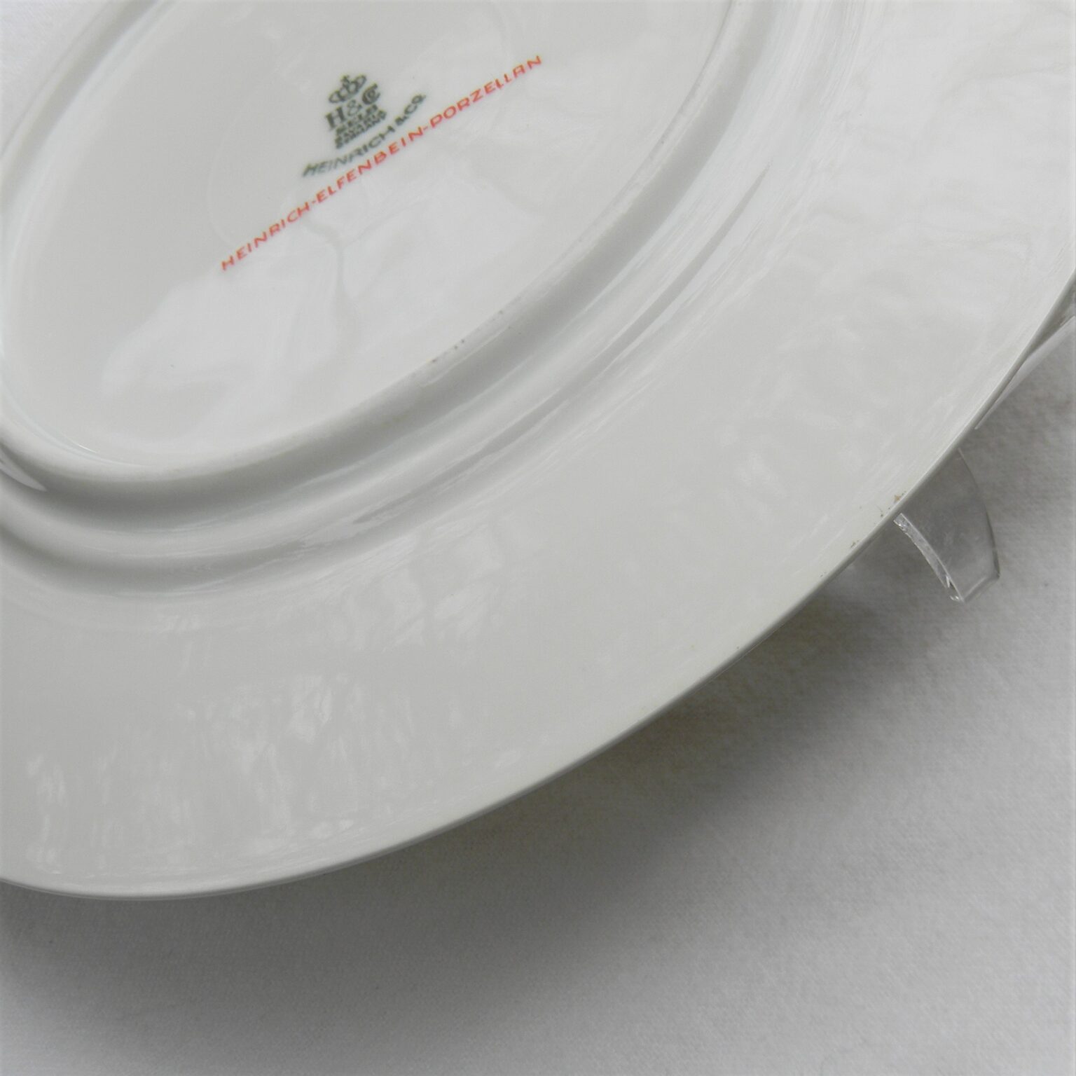 Airship Graf Zeppelin porcelain 8-inch plate Heinrich & Co, Germany