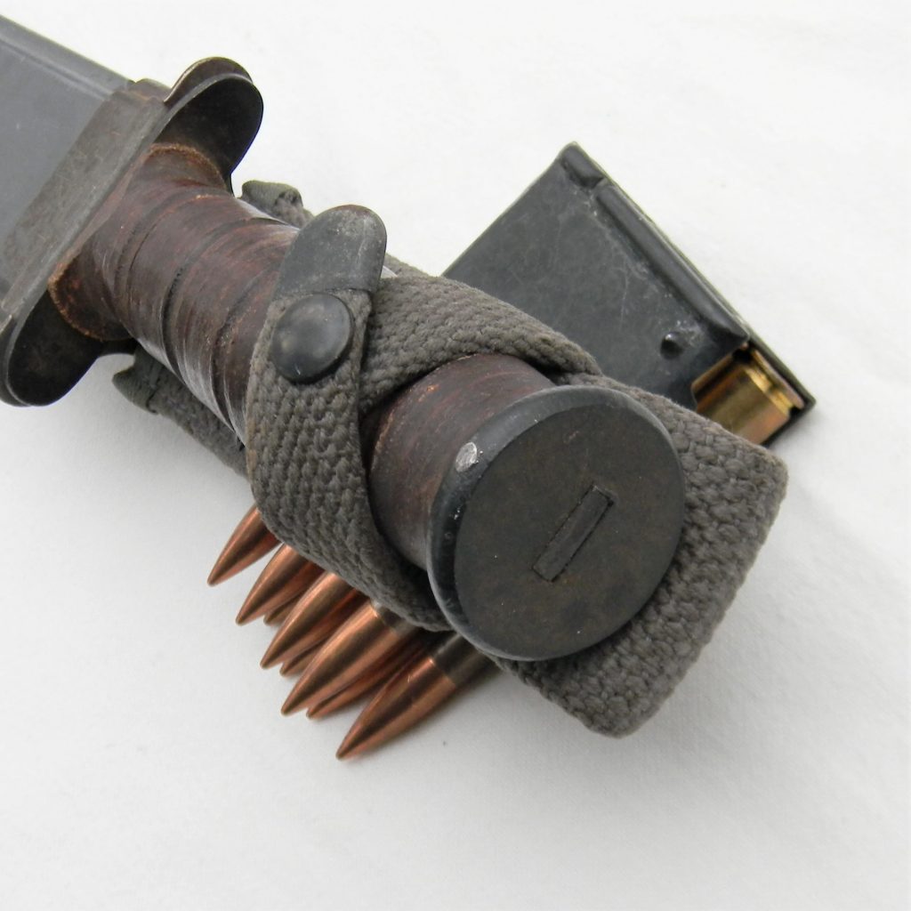 WW2 Camillus USN MK2 fighting knife, 1945 NORD scabbard