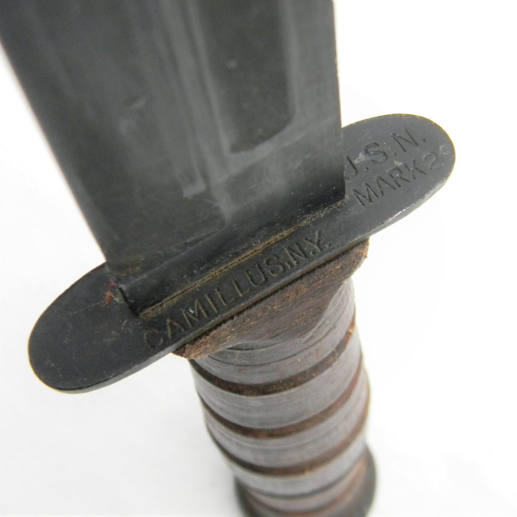 WW2 Camillus USN MK2 fighting knife, 1945 NORD scabbard