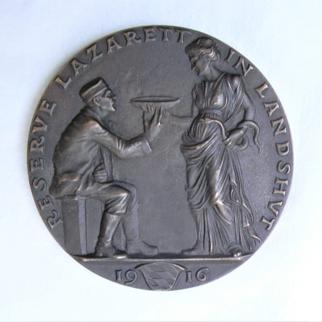 Germany 1929 Graf Zeppelin airship silver medal D-ZL127 world flight; PF