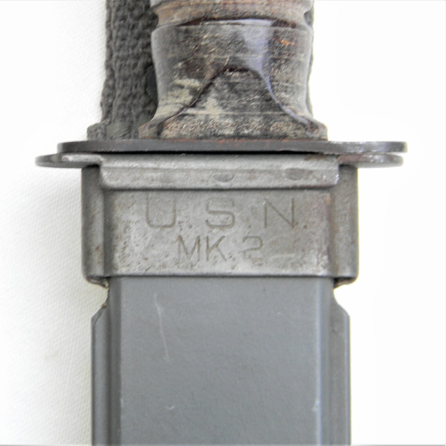 WW2 Camillus USN MK2 fighting knife, 1945 NORD scabbard