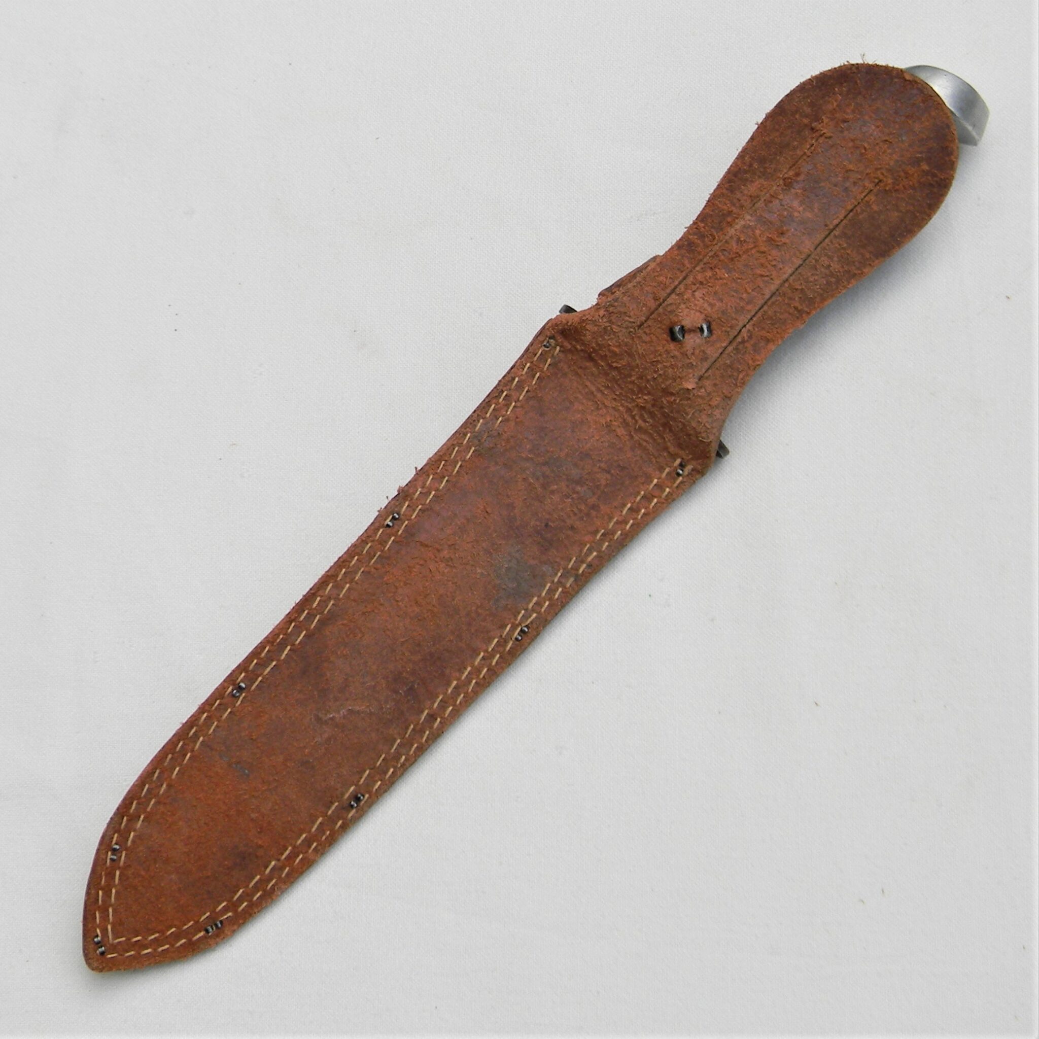 WW2 Western L77 Commando fighting knife, orig scabbard; rare