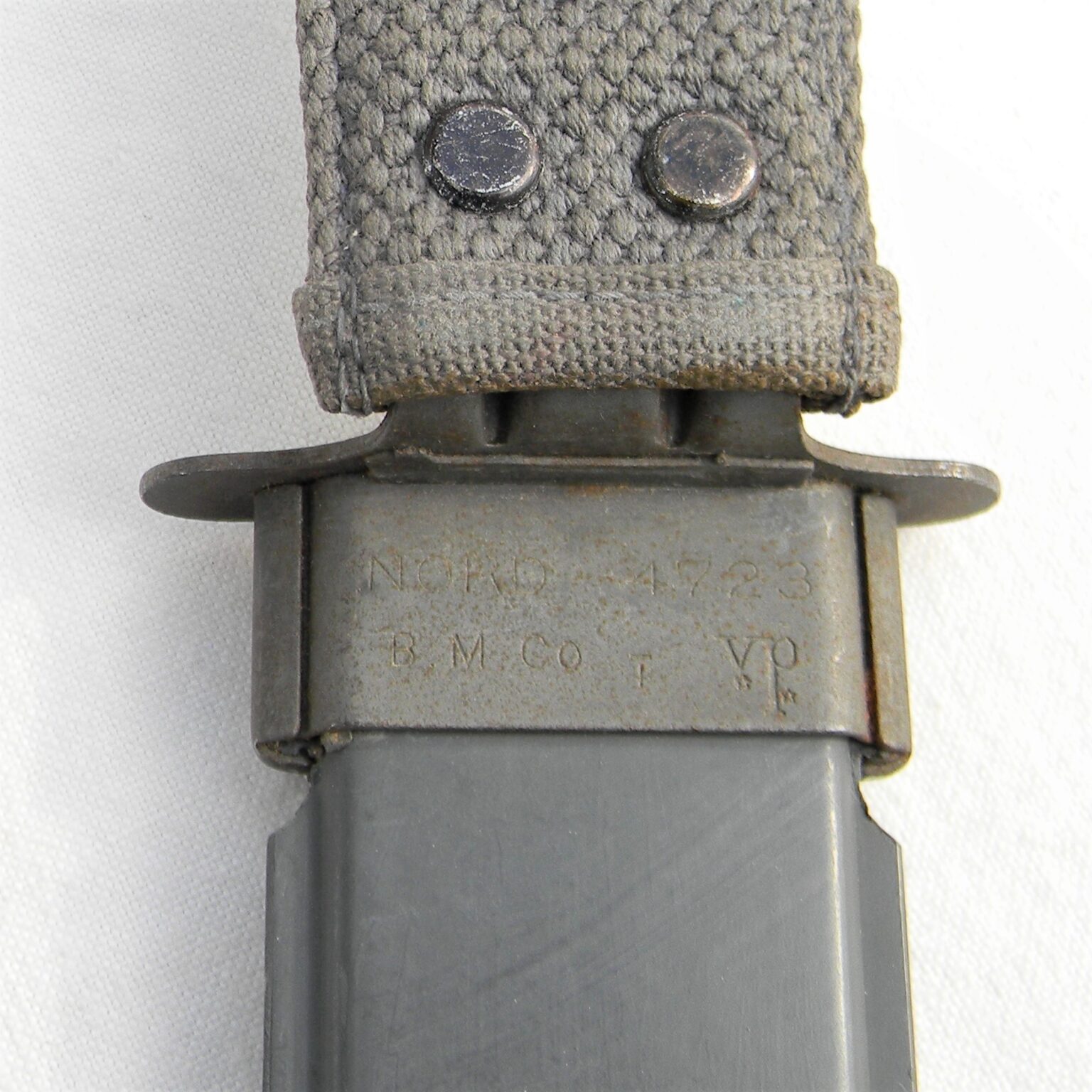 WW2 Camillus USN MK2 fighting knife, 1943 NORD scabbard