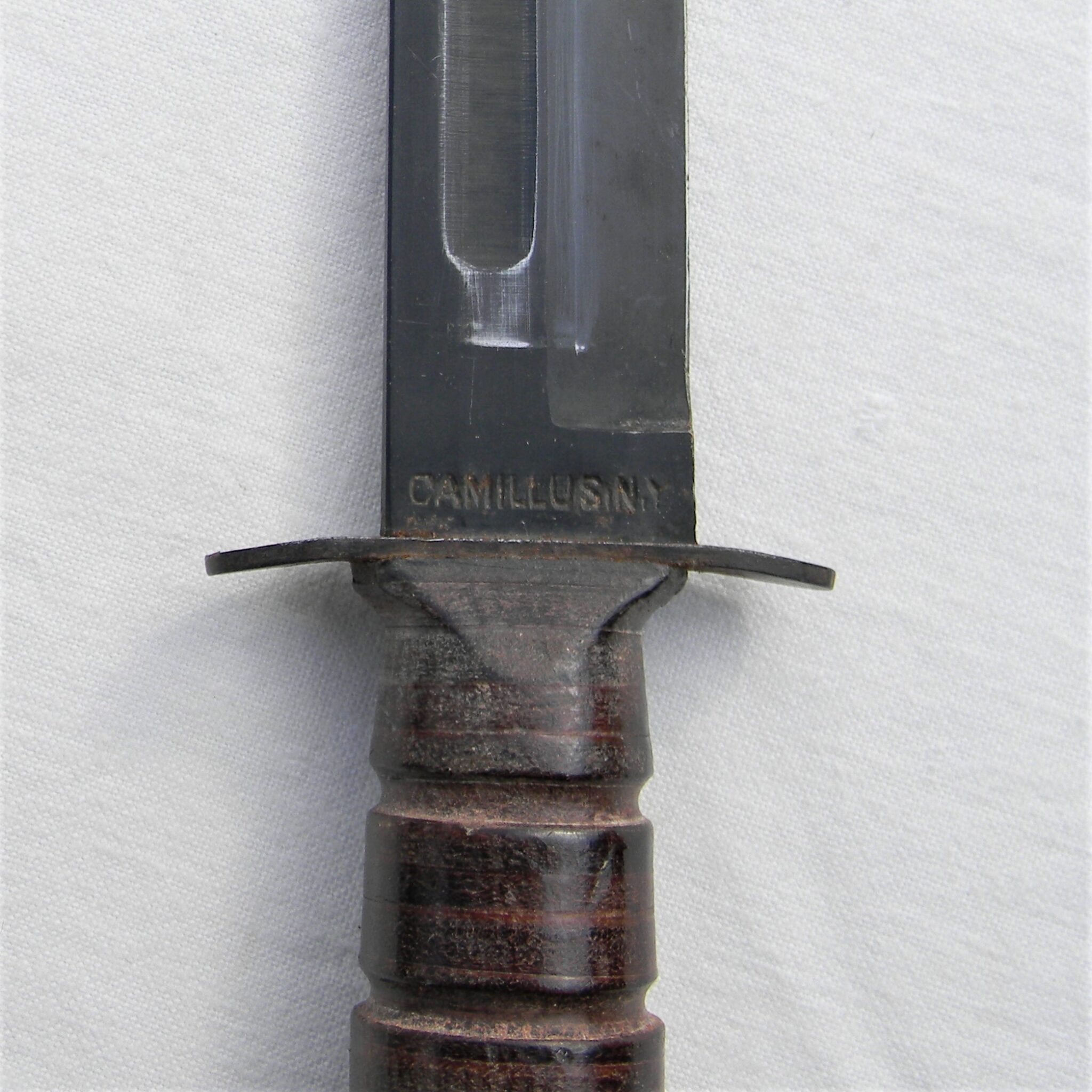 WW2 Camillus USN MK2 fighting knife, 1943 NORD scabbard