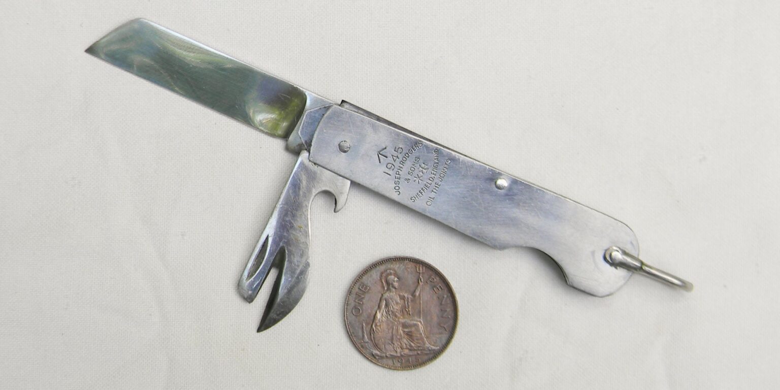 WW2 British military clasp knife Joseph Rodgers & Sons 1945 date