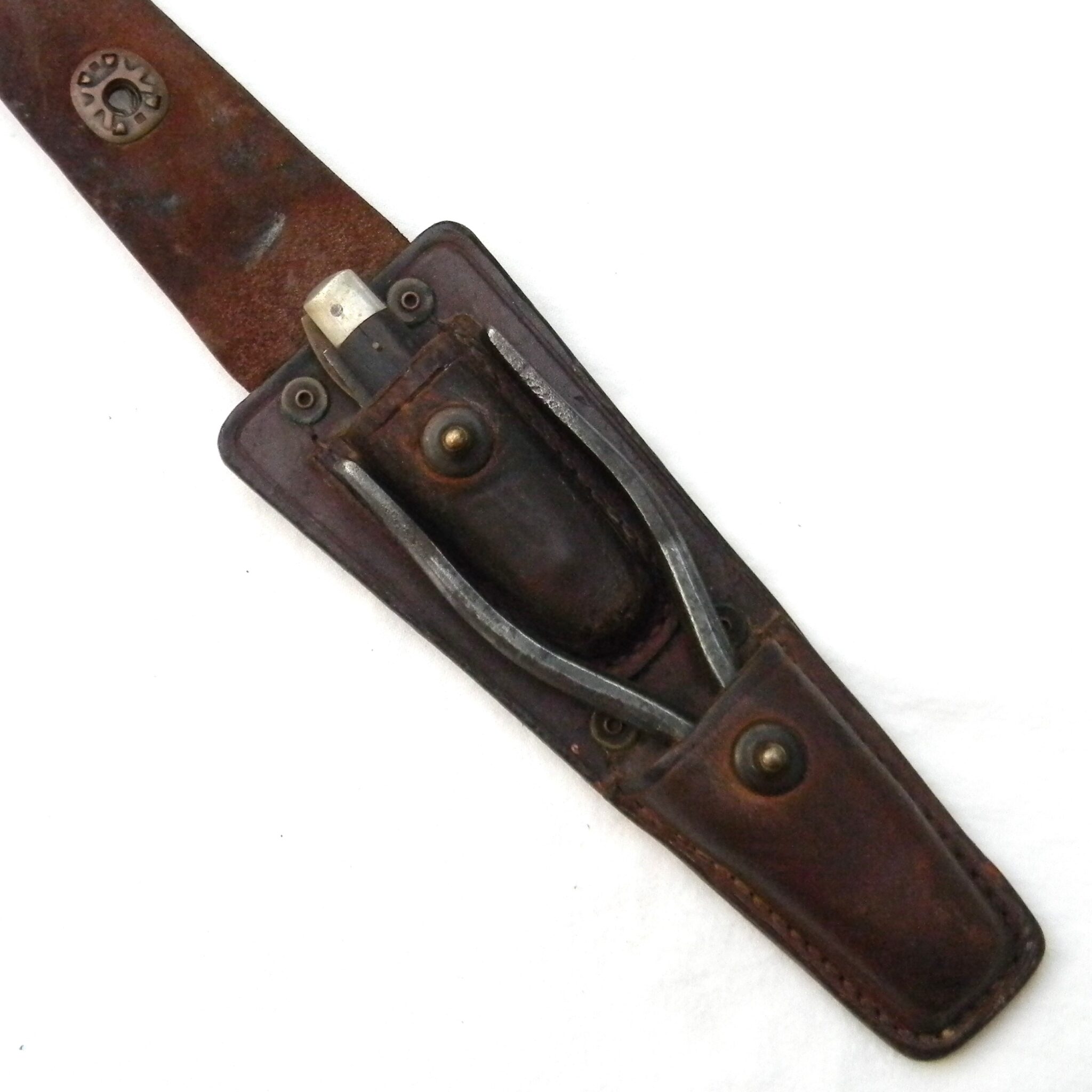 WW2 US Signal Corps Lineman tool set, original CS-34 pouch