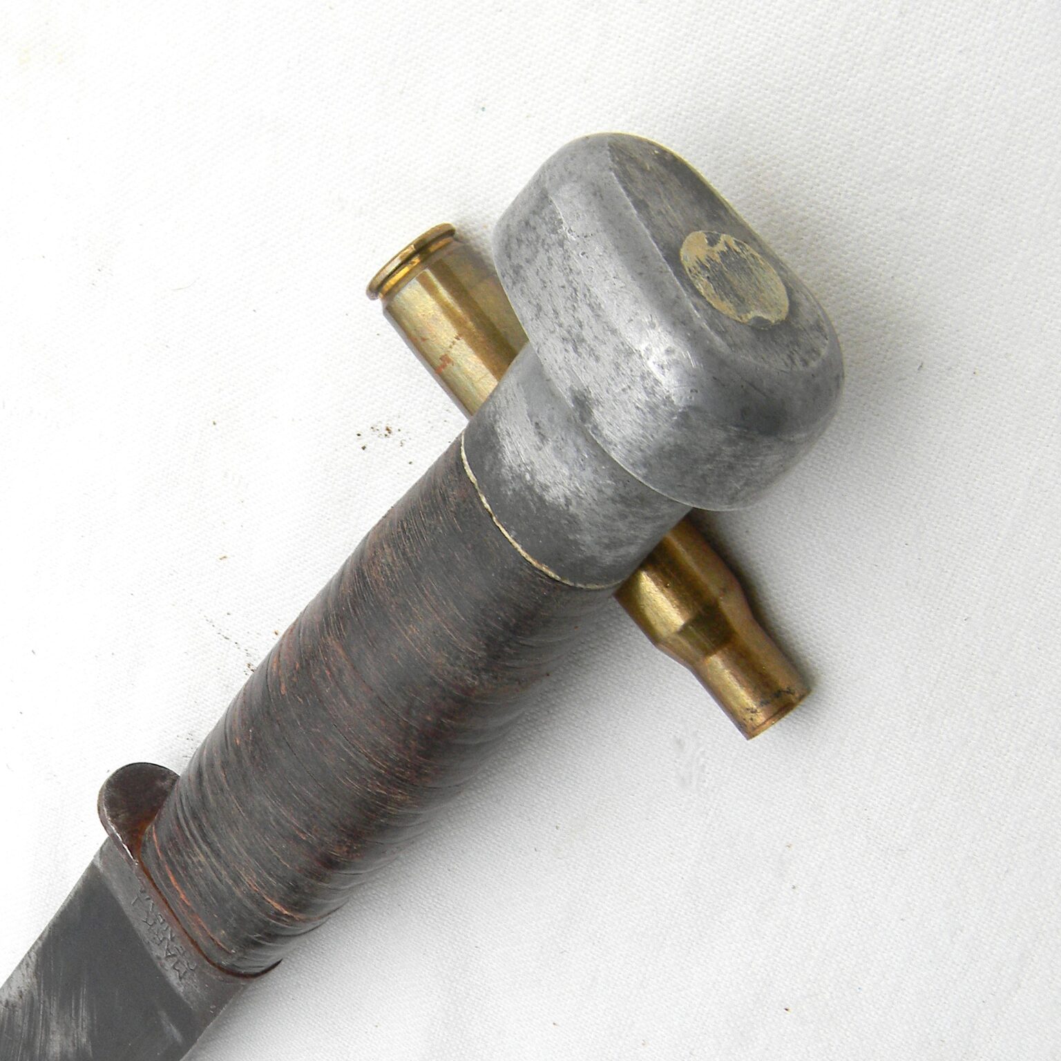 WW2 Geneva Forge MK1 fighting knife, original NORD scabbard