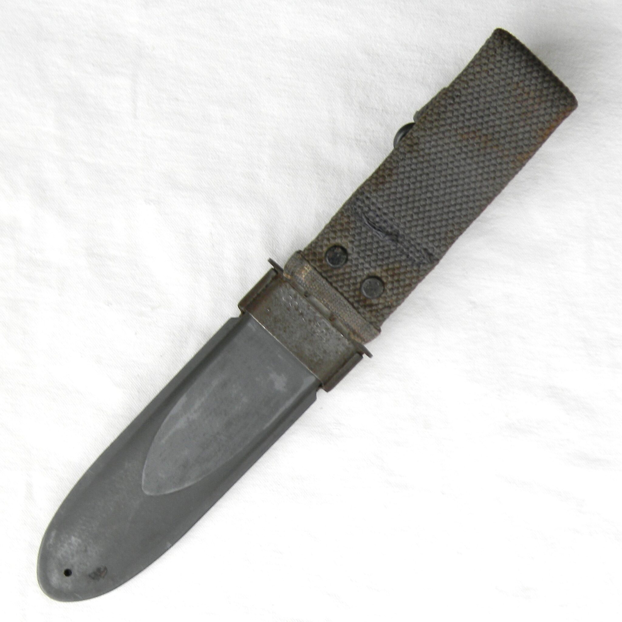 WW2 Geneva Forge MK1 fighting knife, original NORD scabbard