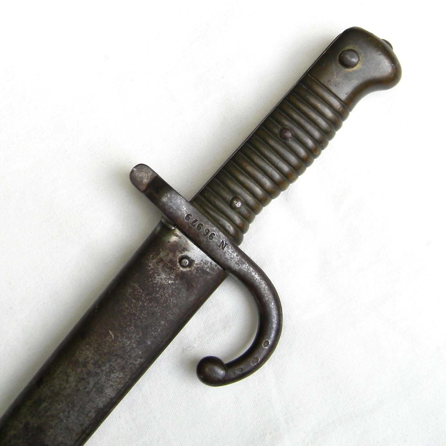 France M1866 Chassepot bayonet, original matching scabbard