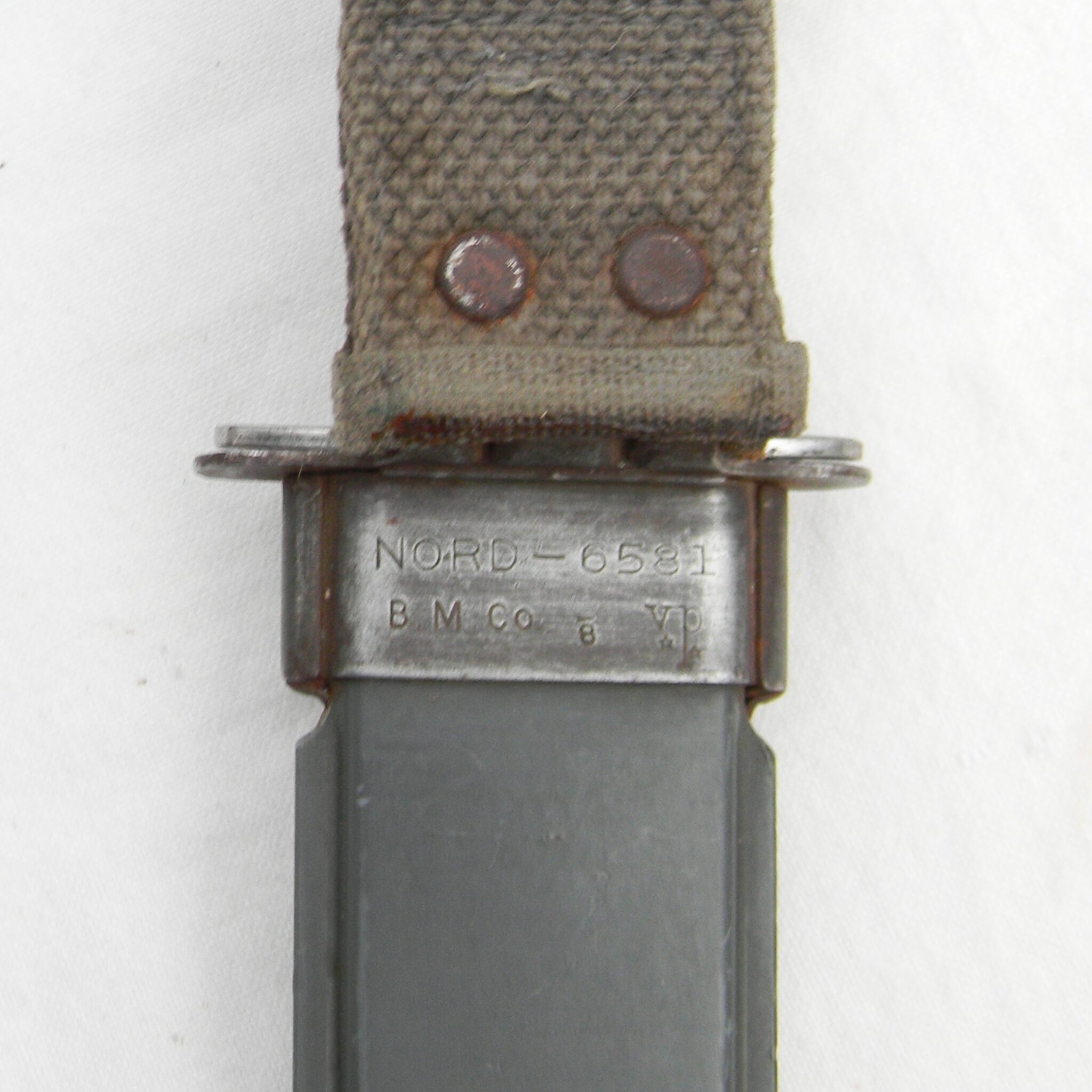 WW2 Robeson MK2 fighting knife, orig 1944 NORD scabbard