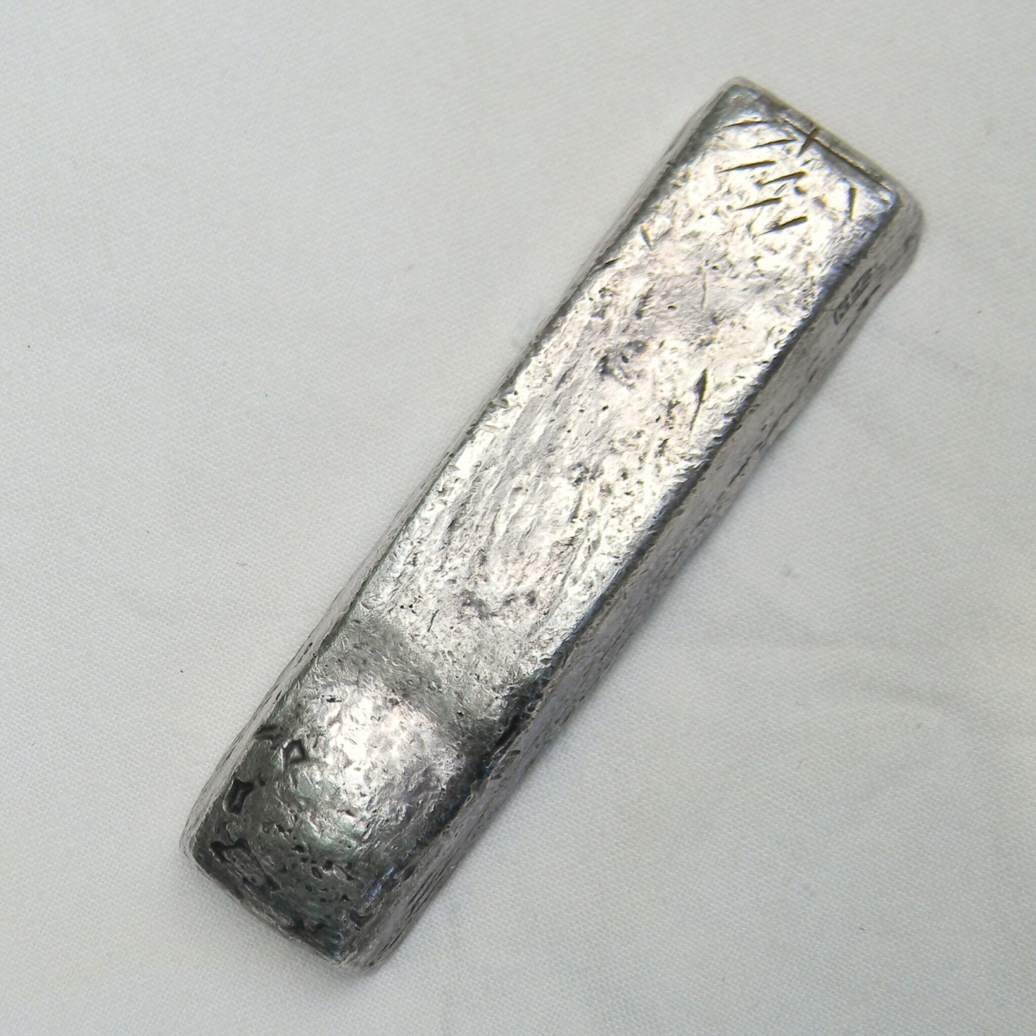Vietnam Annan silver ingot large 10 Lang/Liang (tael) bar; RARE
