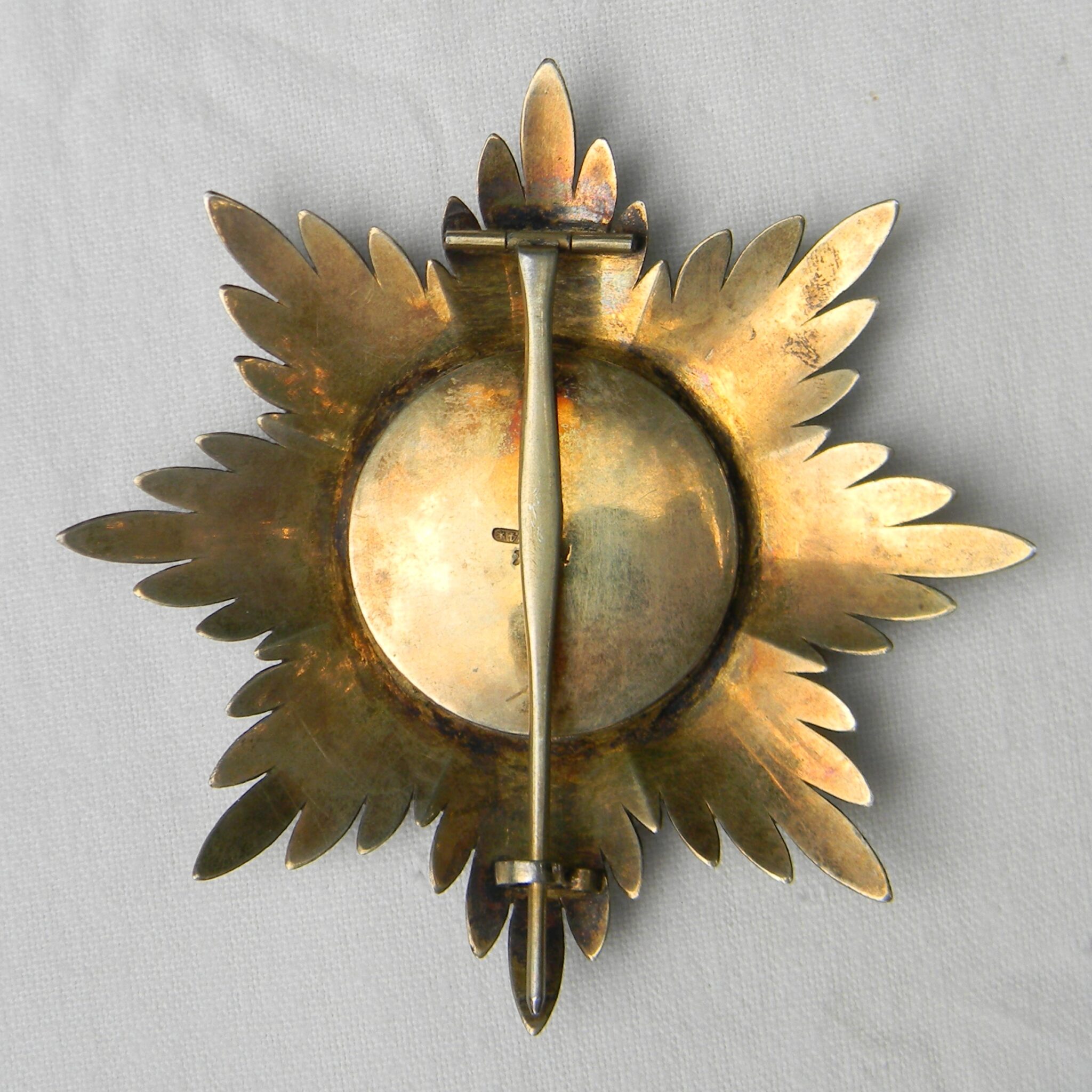 Russian Empire St Stanislav silver breast star 1st Class by Keibel