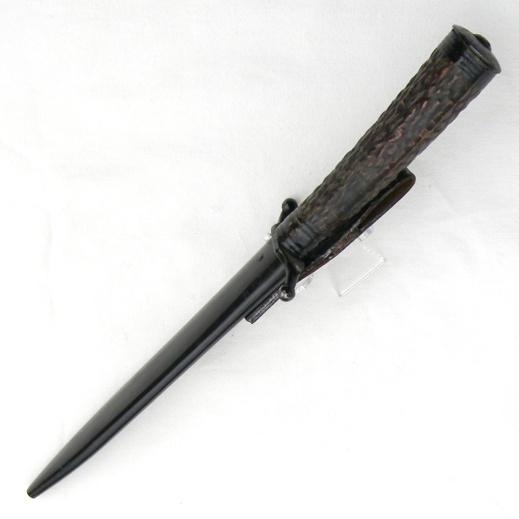 Germany WKC WW1 fighting knife, orig metal scabbard, rare type