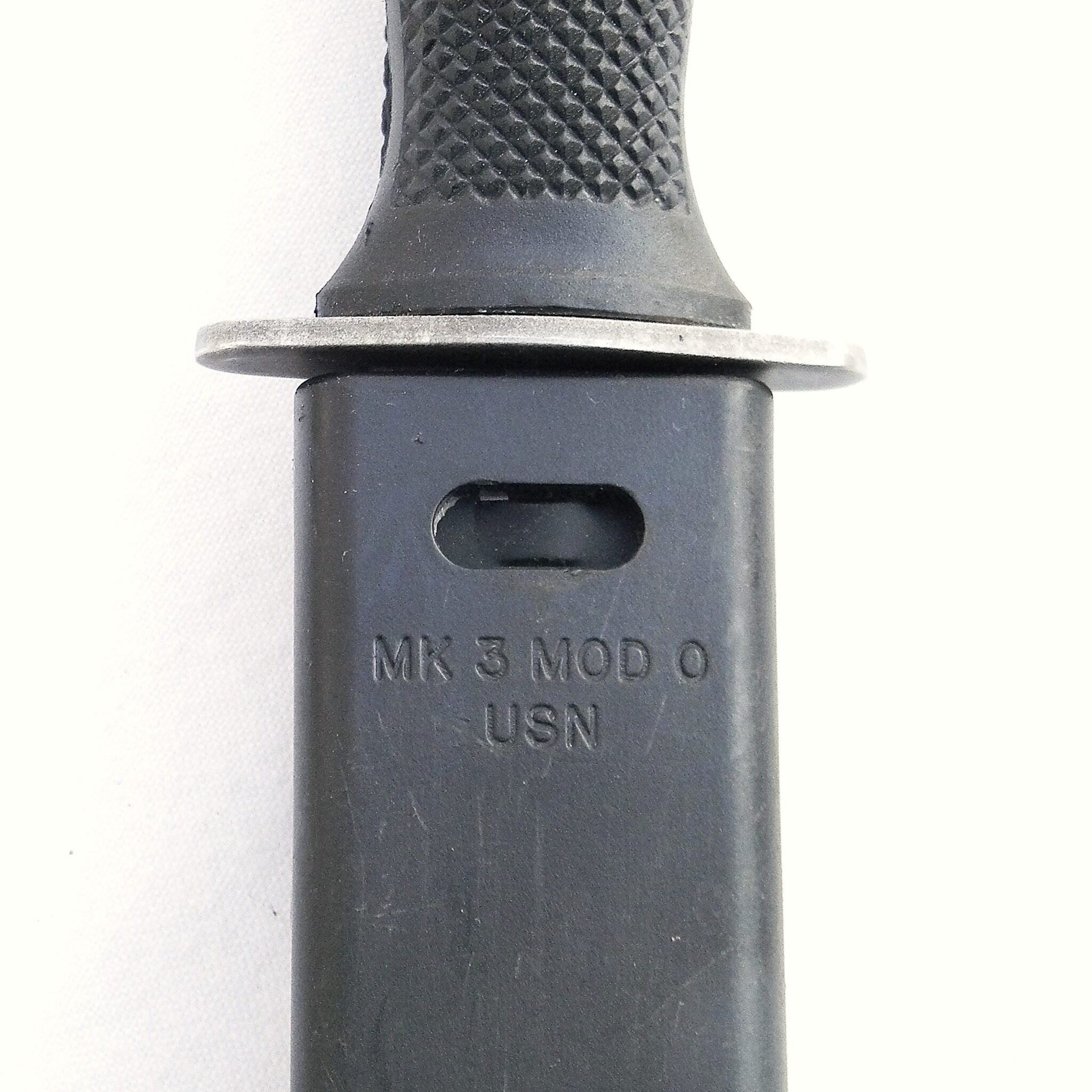 USN MK3 dive knife made by Ontario orig scabbard, excellent cond