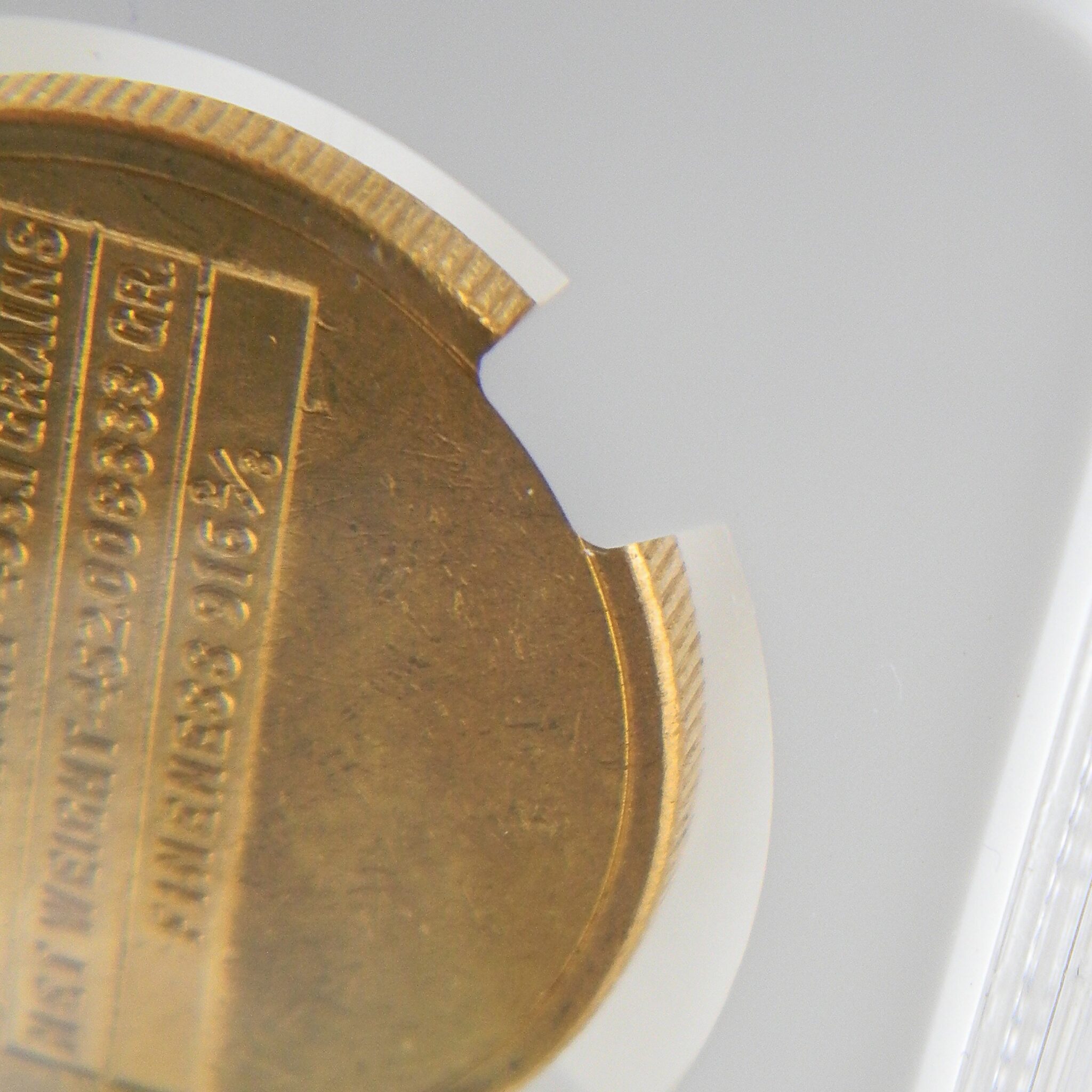 Saudi Arabia 1945-1946 gold 4 Pounds ARAMCO issue NGC AU58