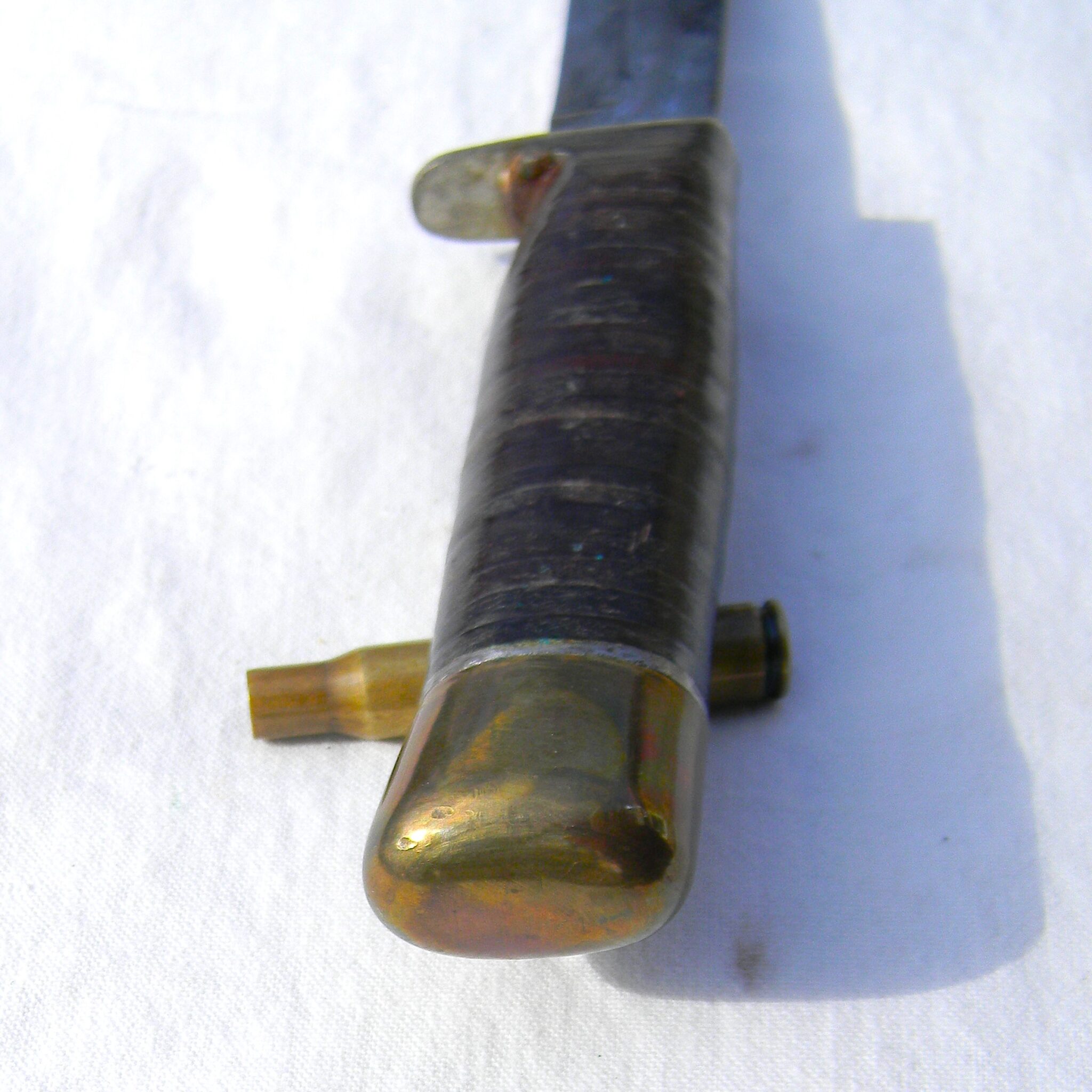 Vietnam War OMOR Japan fighting knife, custom scabbard