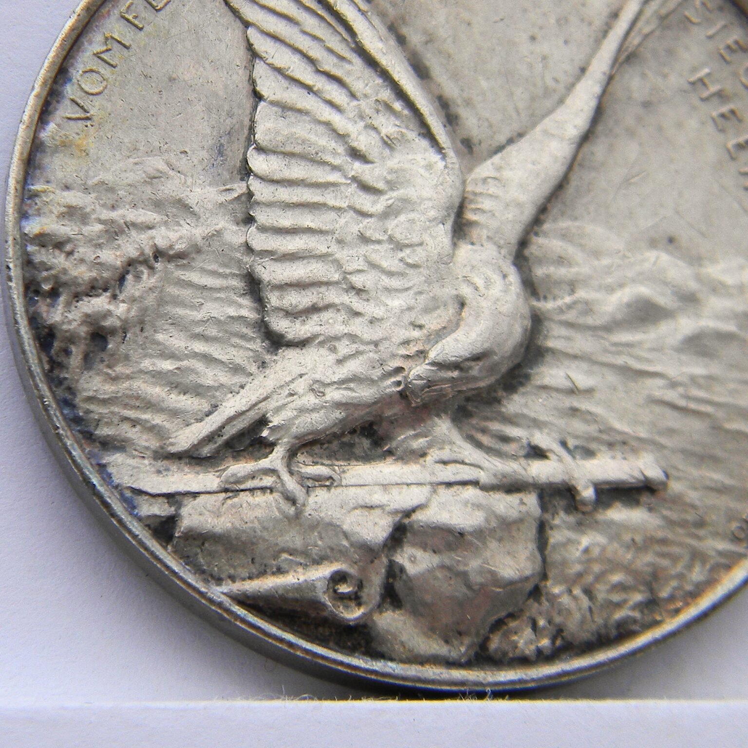 Germany 1915 General Von Falkenhayn silver medal early WW1