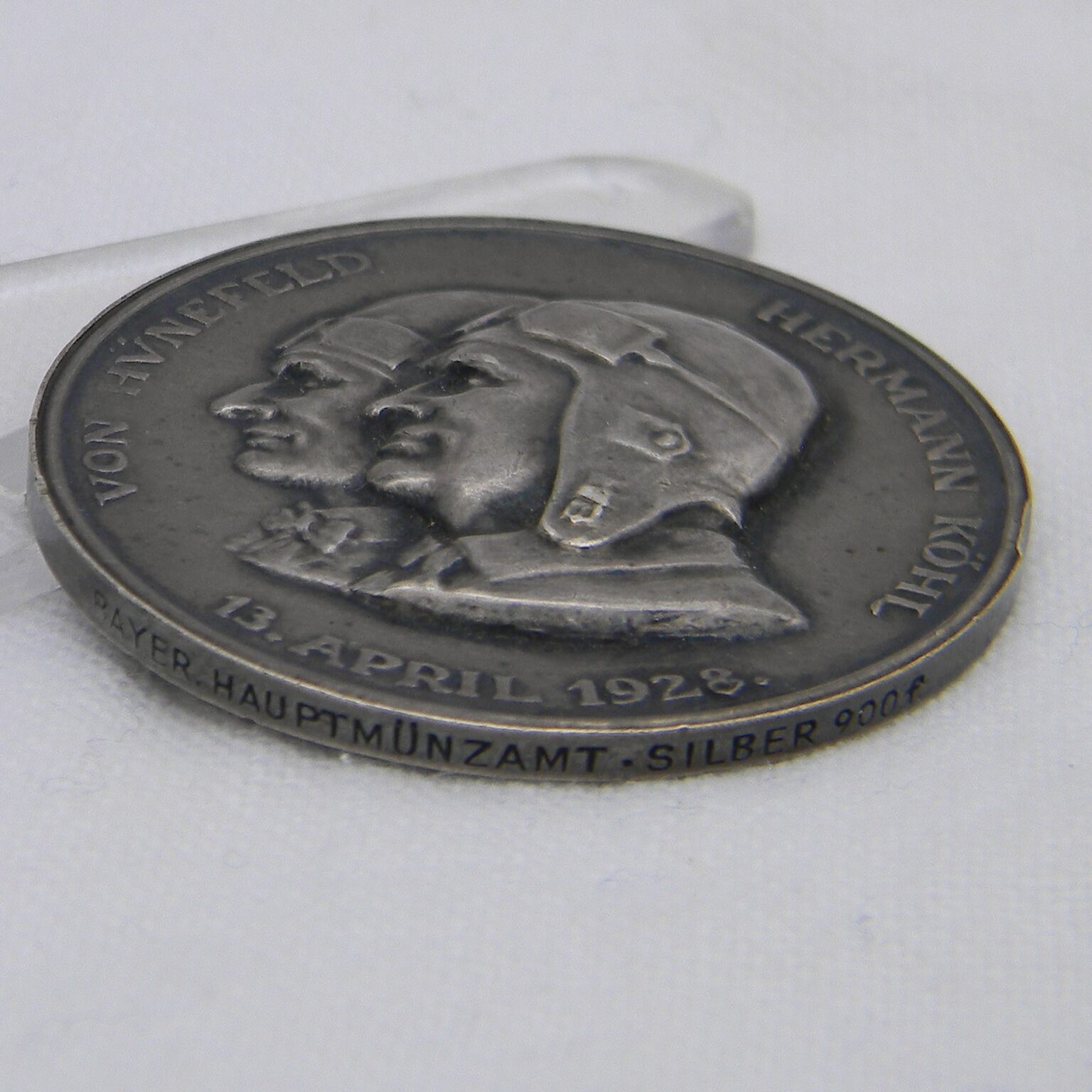 Germany 1928 Bremen flight silver medal 1st Europe-America flight