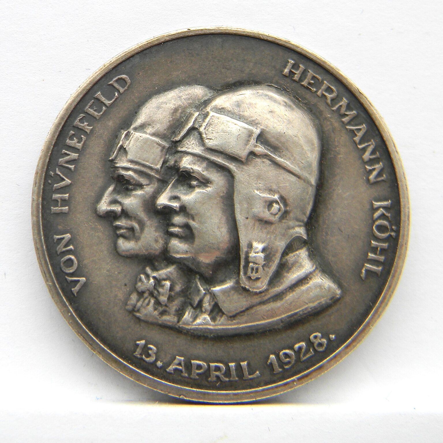 Germany 1928 Bremen flight silver medal 1st Europe-America flight