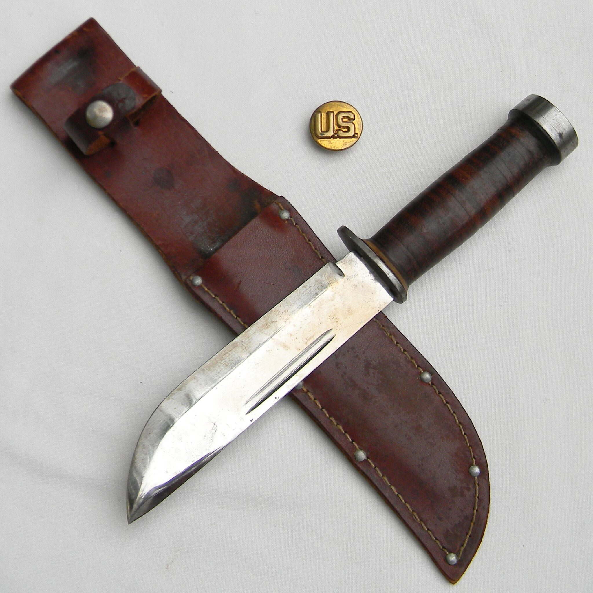 WW2 Cattaraugus 225Q Quartermaster fighting/utility knife; unused