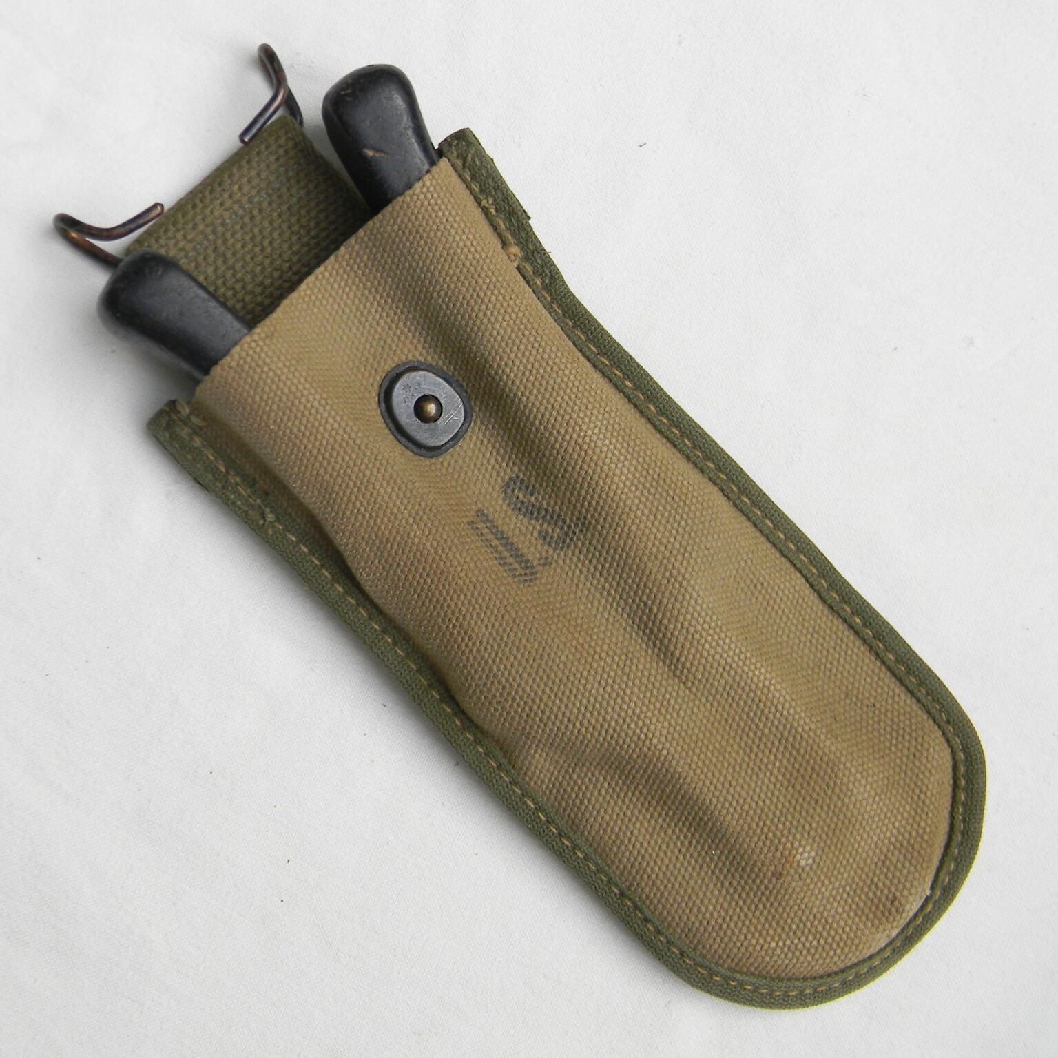 WW2 US Army Engineers M1938 wire cutters, orig canvass pouch