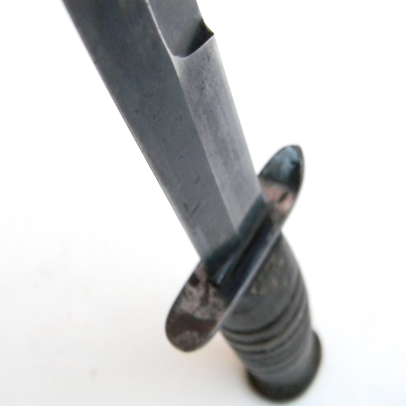 WW2 Case blade-marked M3 fighting knife, M6 Milsco scabbard